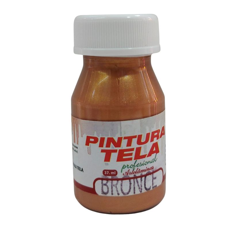 Pintura para telas Color 602 Metalico Bronce Artelaminas 37mL