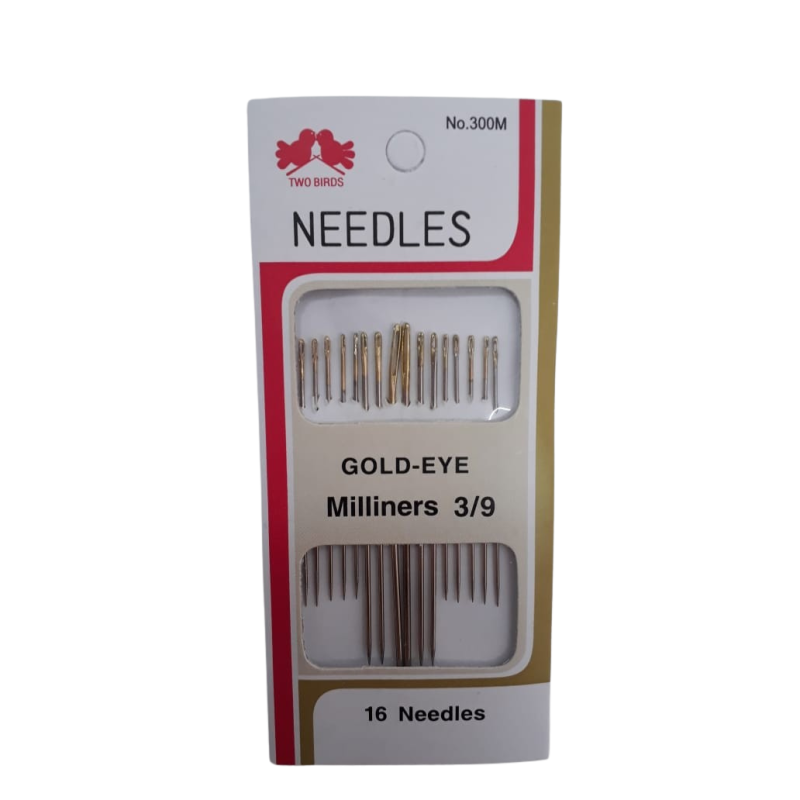 Aguja de coser X16 (miliners)